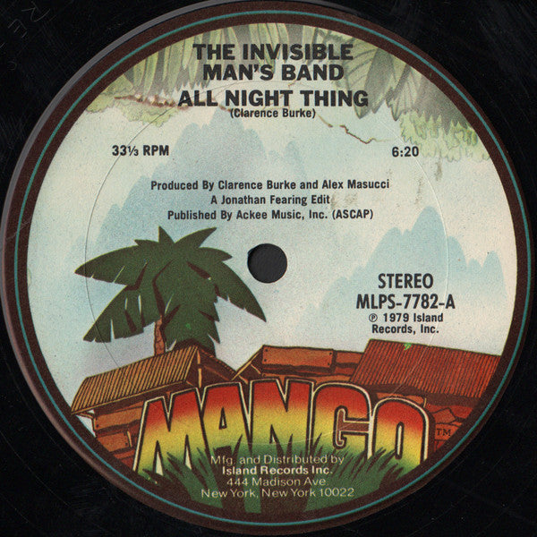 The Invisible Man's Band* - All Night Thing - Buy Used Vinyl Records ...