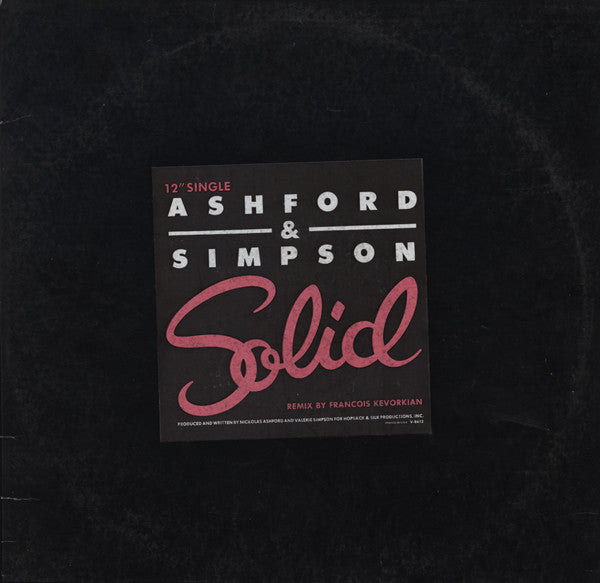 Ashford & Simpson - Solid - Buy Used Vinyl Records! – Turntable Revival