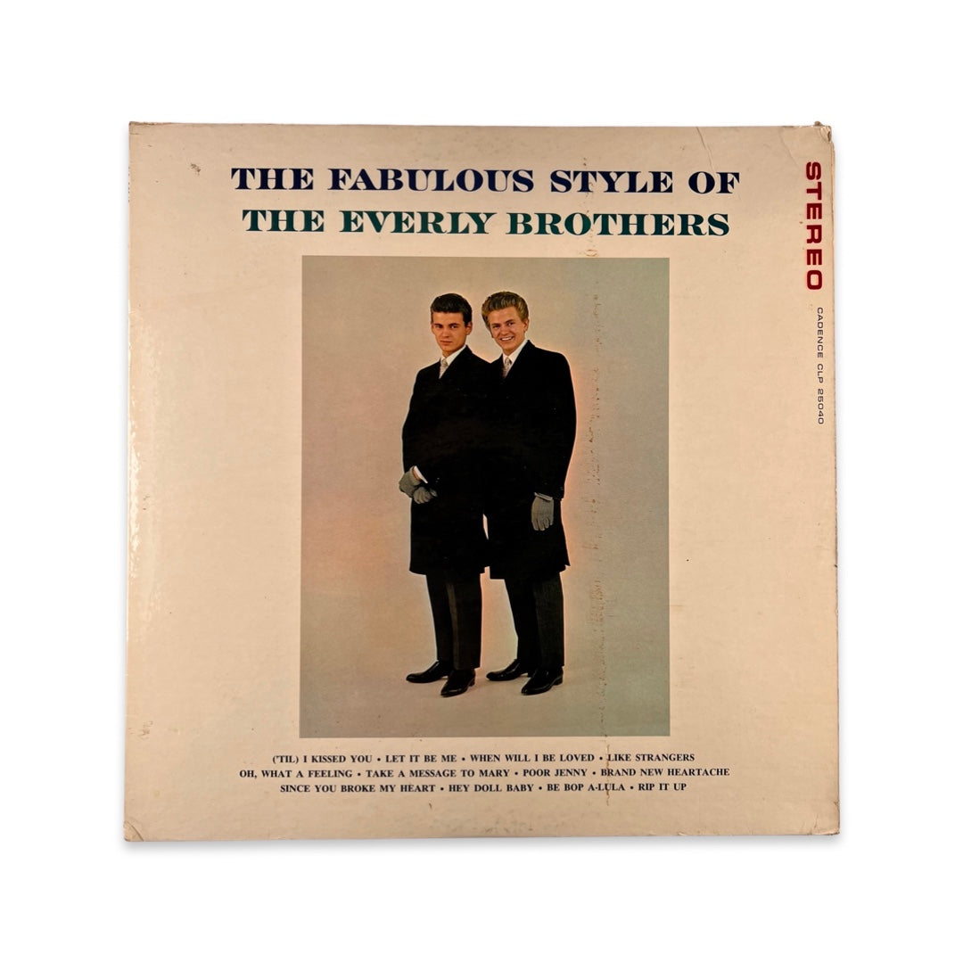 Everly Brothers - The Fabulous Style Of The Everly Brothers – Turntable ...