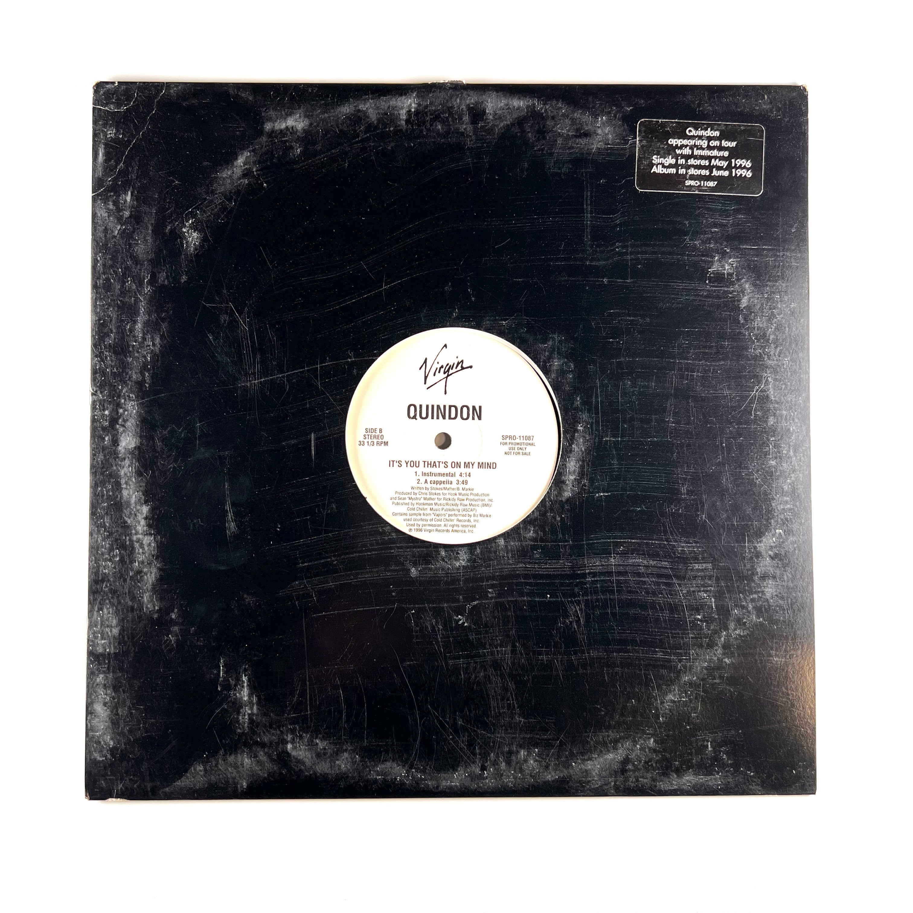 Quindon - It's You That's On My Mind – Turntable Revival