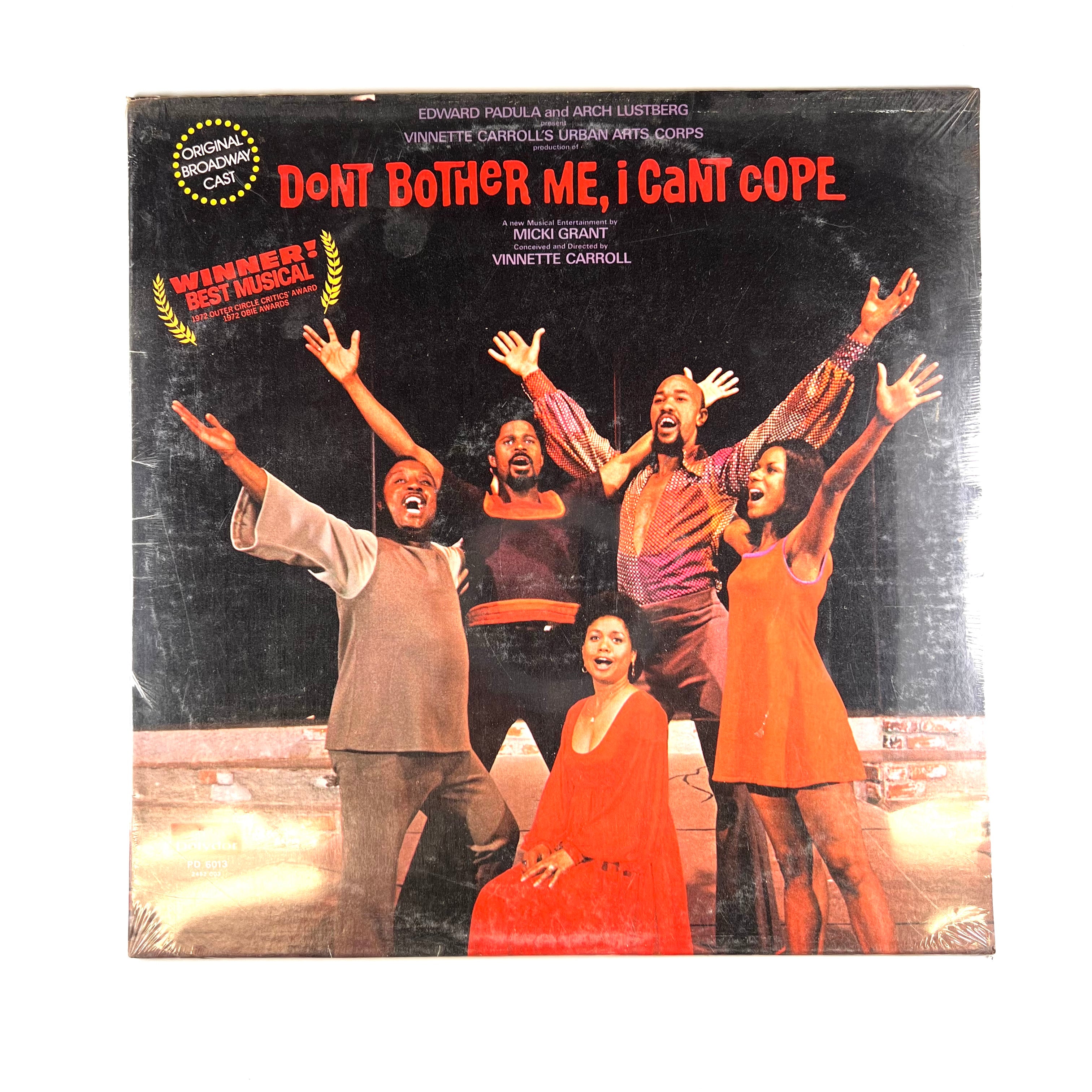 Various - Don't Bother Me, I Can't Cope (Original Broadway Cast ...